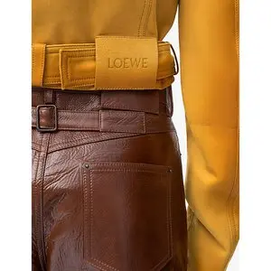 Loewe Cropped Leather Jacket