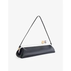 Jacquemus The Salon Leather Clutch Bag - Black