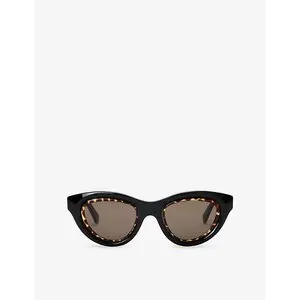 Loewe Cat Eye Mini Anagram Sunglasses - Black