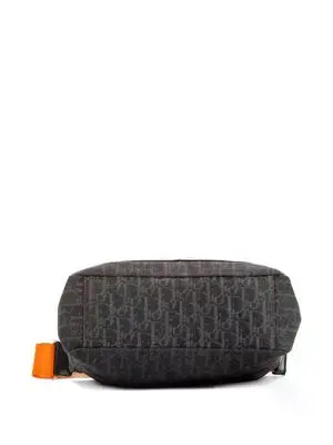 Dior 2000s Monogram Shoulder Bag - Black