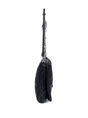 Miu Miu Braided Strap Embellished Shoulder Bag