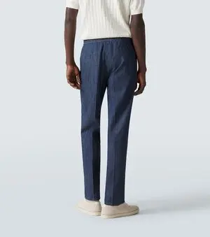 Brunello Cucinelli Pleated Straight Jeans