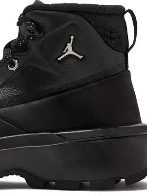 JORDAN City Logo Lace-up Boots - Black
