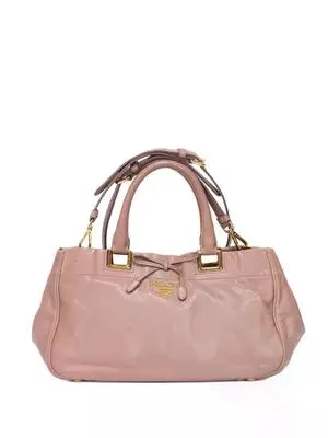 Prada Leather Top Handle Handbag
