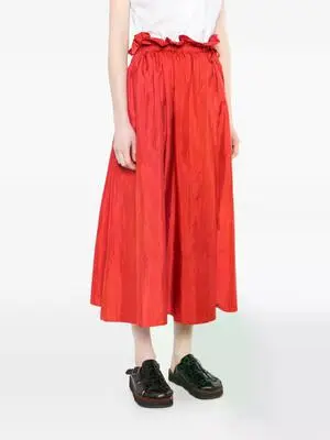JIL SANDER Ruffled Midi Skirt