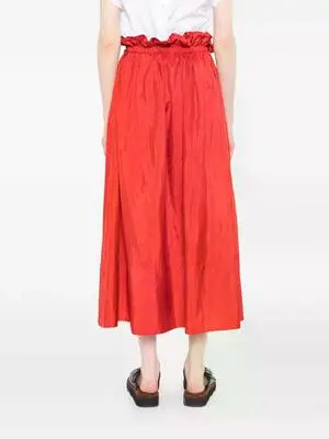 JIL SANDER Ruffled Midi Skirt