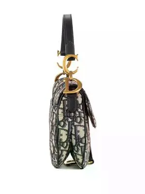 Dior Saddle Monogram Shoulder Bag