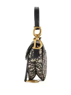 Dior Saddle Monogram Shoulder Bag
