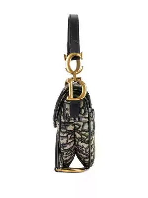 Dior Saddle Monogram Shoulder Bag