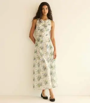DÔEN Bruna Floral Print Dress