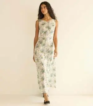 DÔEN Bruna Floral Print Dress