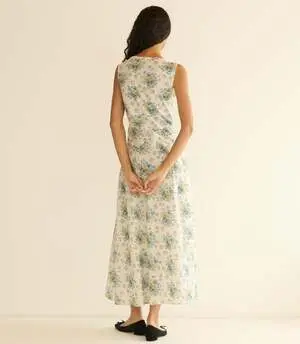 DÔEN Bruna Floral Print Dress