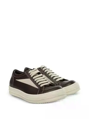 Rick Owens Panelled Sneakers - Brown