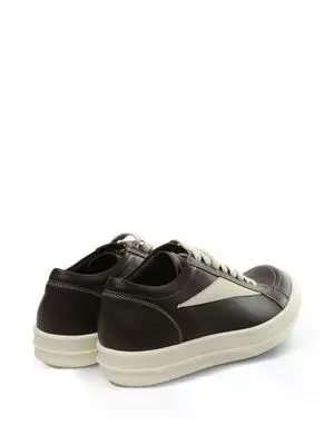 Rick Owens Panelled Sneakers - Brown