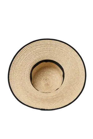 NORTON AND HODGES The Lazette Palm Hat - Beige