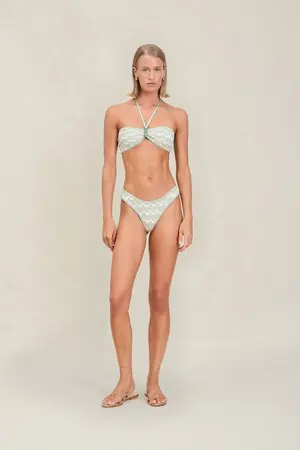 Devon Windsor Portia Bandeau Top - Green
