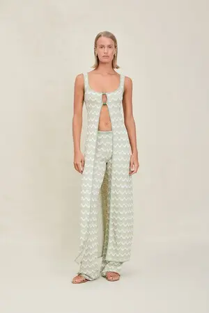 Devon Windsor Fiora Knit Pant - Green
