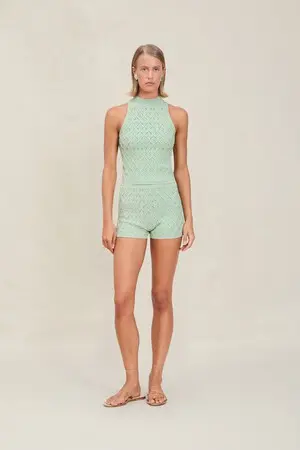Devon Windsor Rhea Knit Mini Short - Multicolor