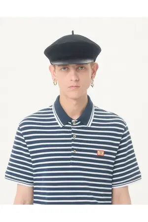 Valentino Garavani Cotton Piqué Polo With Vlogo Patch