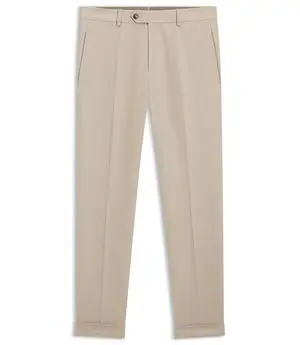 BOSS Tapered-fit Trousers - Khaki