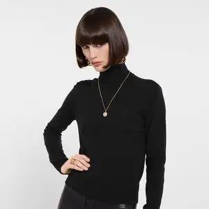 Gucci Knit Wool Turtleneck With Embroidery