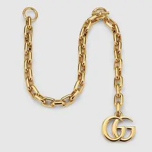 Gucci Double G Charm Belt - Gold-toned Metal