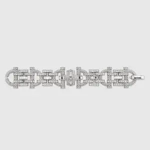 Gucci Staffa Crystal Bracelet
