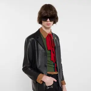 Gucci Soft Nappa Leather Jacket