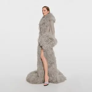 Gucci Gg Crystal Bombshell Slide Sandal - Grey