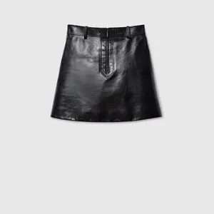 Gucci Leather Mini Skirt