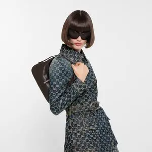 Gucci Jackie Slim Medium Shoulder Bag - Brown