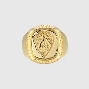 Gucci Crest Signet Ring