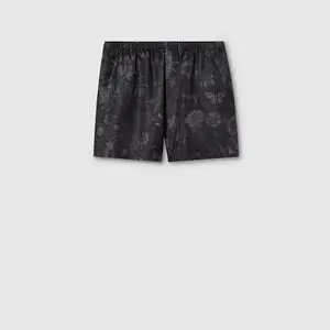 Gucci Printed Silk Twill Shorts