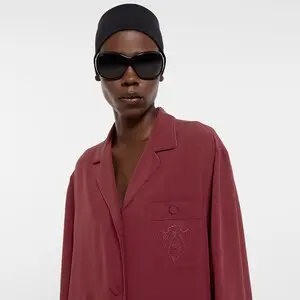 Gucci Silk Crêpe De Chine Shirt With Embroidery