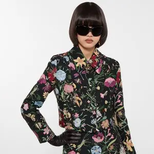 Gucci Flora Silk Brocade Jacket