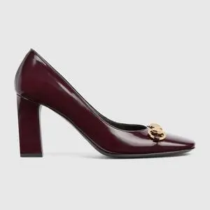 Gucci Signora Leather Pumps - Bordeaux