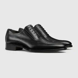 Gucci Leather Lace-up Shoe