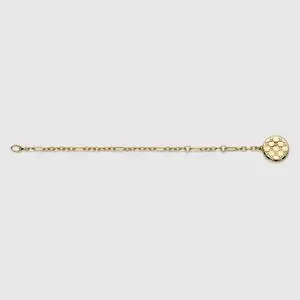 Gucci Gg Motif Charm Chain Bracelet