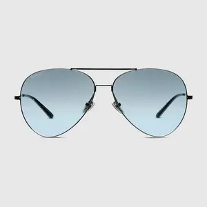 Gucci Pilot Frame Sunglasses - Black