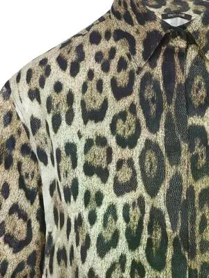 Roberto Cavalli Leopard-print Shirt