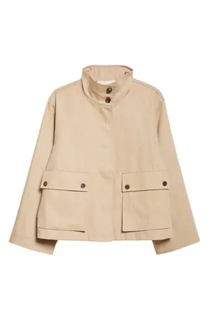 Lafayette 148 New York Cotton And Linen Cargo Jacket