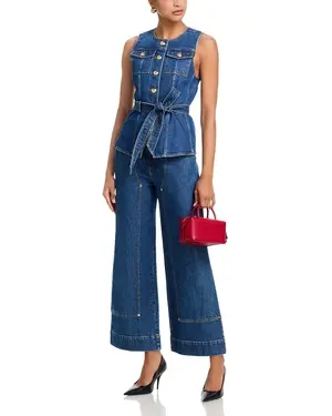 Cinq À Sept Denim Renee Vest - Tide
