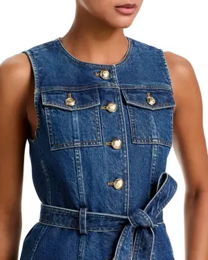 Cinq À Sept Denim Renee Vest - Tide