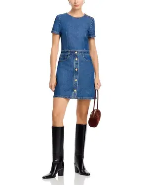 Cinq À Sept Niya Denim Mini Dress