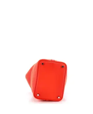 Hermès Pm Picotin Lock Bag Clemence - Orange