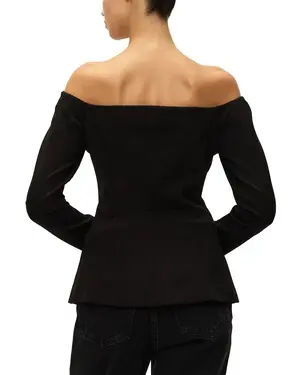 ELODIE THE LABEL Ara Off-the-shoulder Top