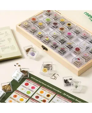 UNCOMMON GOODS Endless Bouquets Gardener's Seed Bank Set