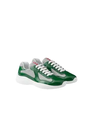 Prada Glossed Sneakers For Men