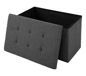 SEVILLE CLASSICS Foldable Storage Bench Ottoman