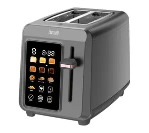 LIVWELL Smart Touch 2 Slice Metal Toaster, Gunm Etal - One-color